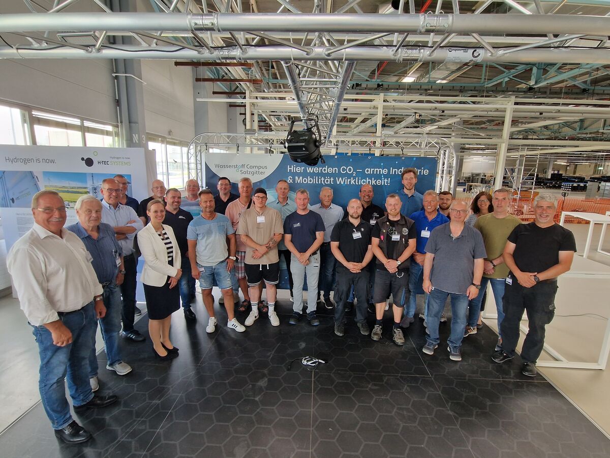 Mitglieder der Gas- und Elektrogemeinschaft Salzgitter besuchten ...